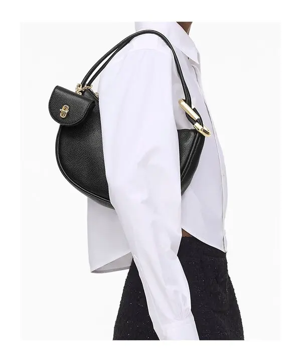 Marc Jacobs The Dual Hobo Shoulder Bag By - Black