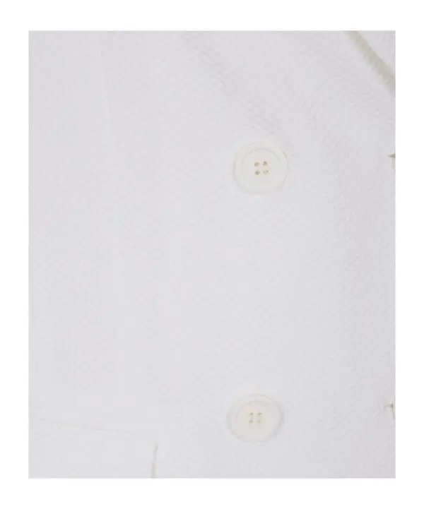 Seventy Double-breasted Blazer - White
