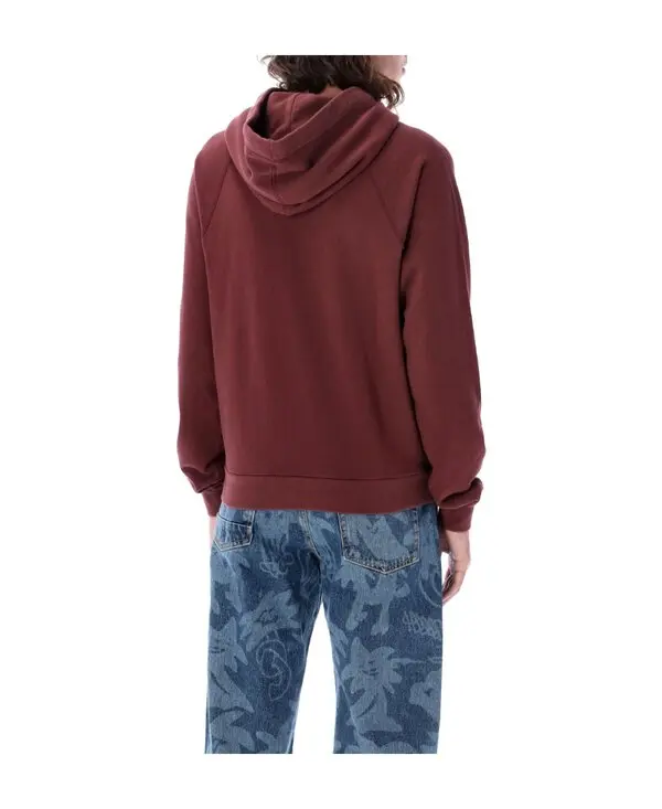 Palm Angels Pa Monogram Embroidered Drawstring Hoodie