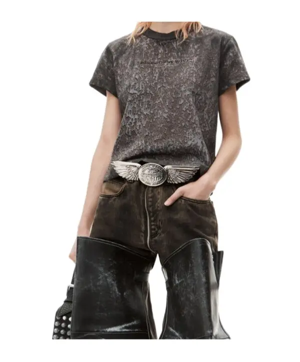 Alexander Wang Splatter-wash Crewneck T-shirt