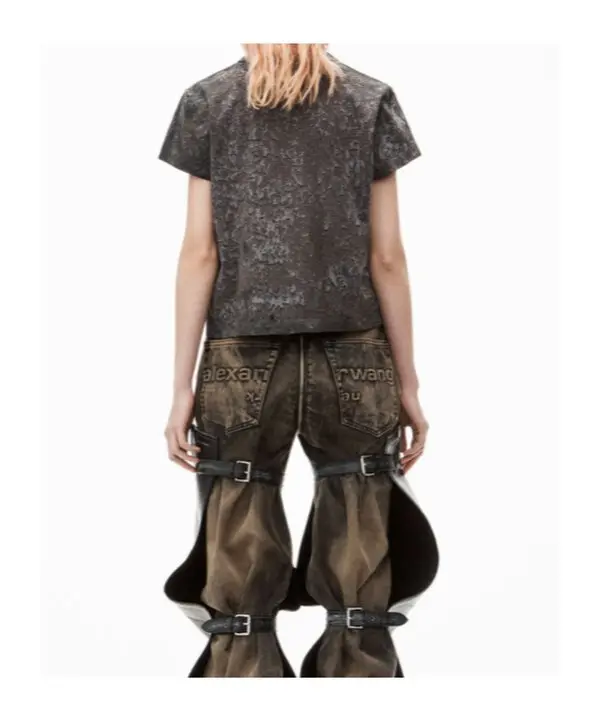 Alexander Wang Splatter-wash Crewneck T-shirt