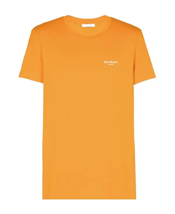 Balmain Eco-responsible Cotton T-shirt With Logo Print