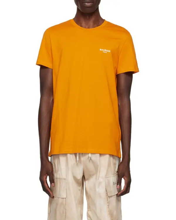 Balmain Eco-responsible Cotton T-shirt With Logo Print