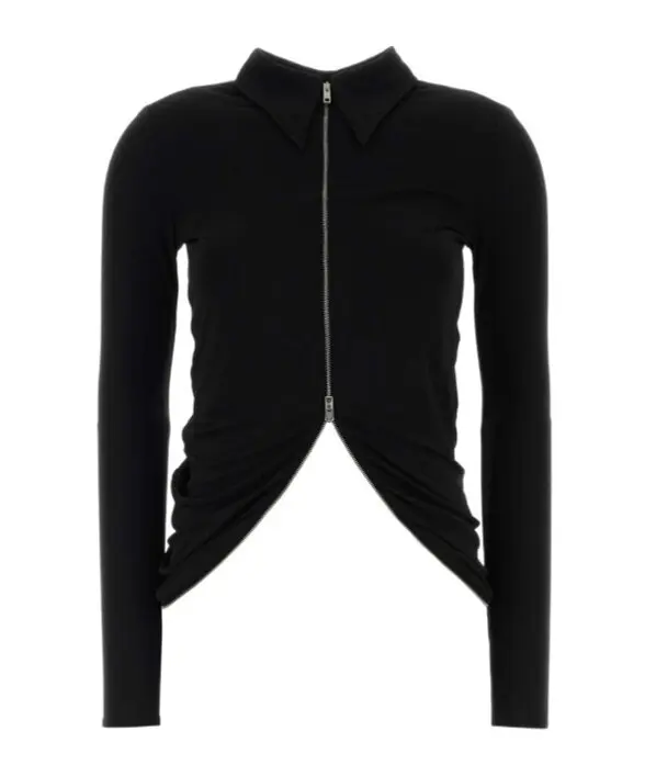 Alexander Wang Draped Zipped Shirt