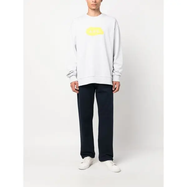 A.p.c. Logo-printed Crewneck Sweatshirt