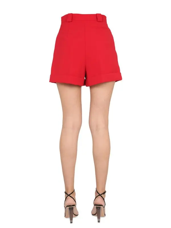 Moschino Belted Tailored Shorts