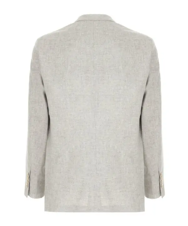 Brunello Cucinelli Single-breasted Blazer - Grey