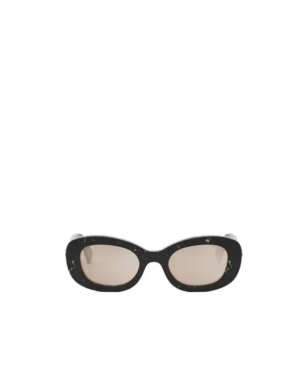 BVLGARI Geometric Frame Sunglasses
