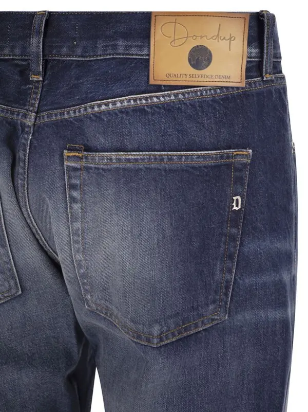DONDUP Icon Regular-fit Five-pocket Jeans - Black