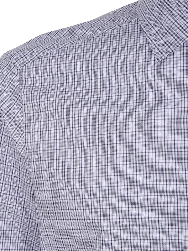 Zegna Checked Buttoned Shirt - Gray