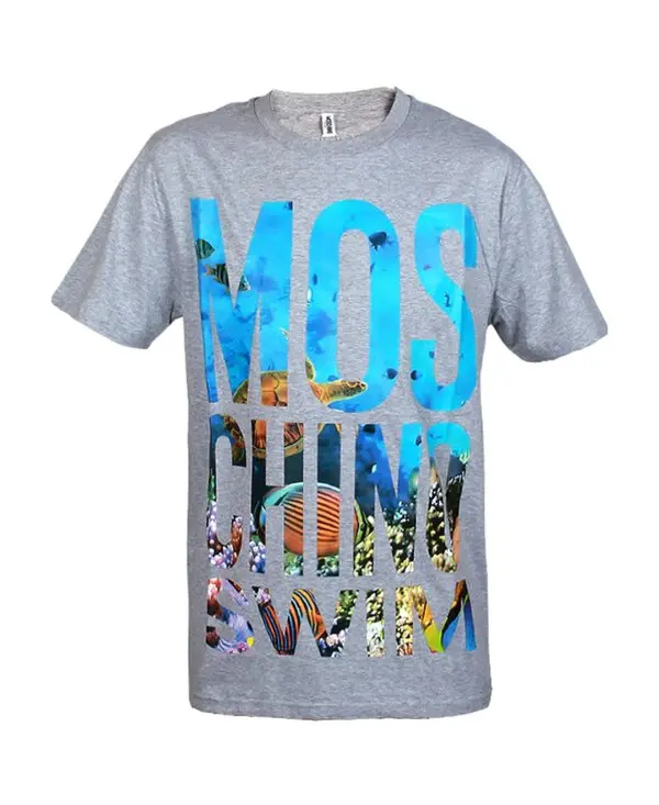 Moschino Ocean Printed Short-sleeved T-shirt