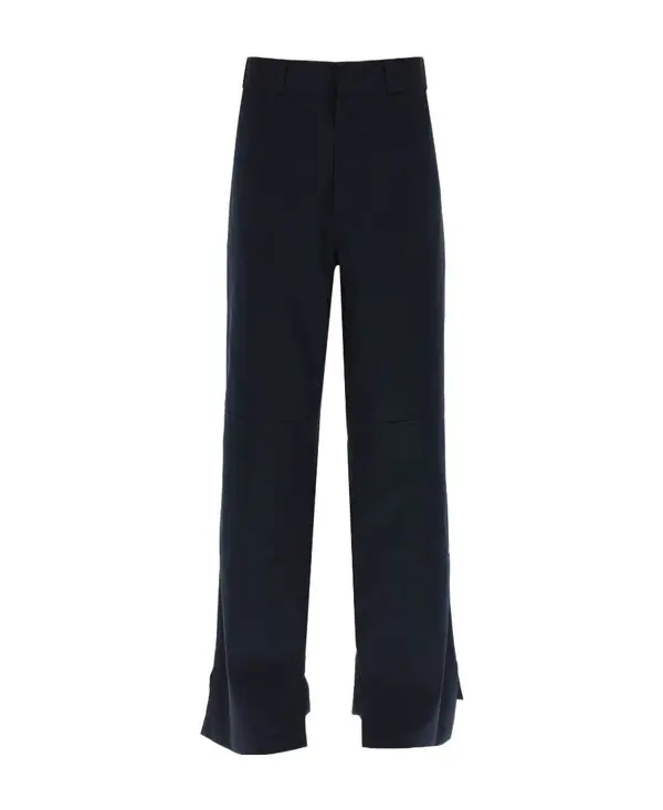 Palm Angels Logo Printed Wide-leg Trousers
