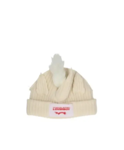 CHARLES JEFFRREY LOVERBOY Charles Jeffrey Loverboy Thick Wool Unicorn Hat - Nude