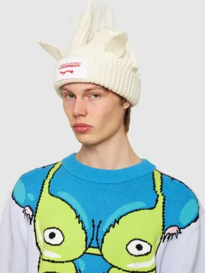 CHARLES JEFFRREY LOVERBOY Charles Jeffrey Loverboy Thick Wool Unicorn Hat