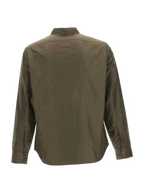 Aspesi Buttoned Long-sleeved Overshirt - Green