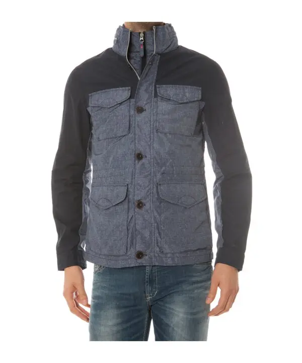 Emporio Armani Long Sleeve Denim Jacket - Blue