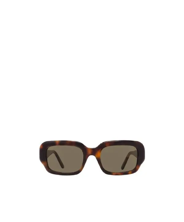 Loewe Square Frame Tortoiseshell Sunglasses - Ochre