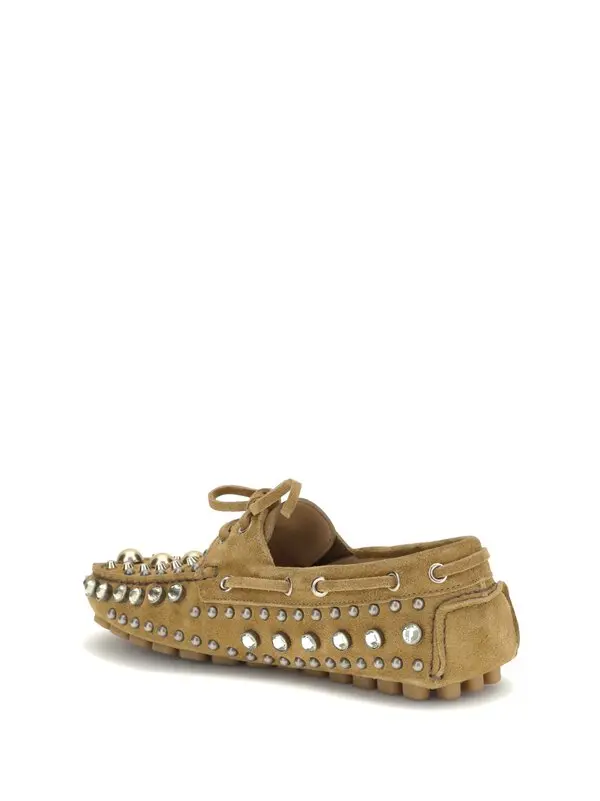 Valentino Garavani Crystal-embellished Loafers