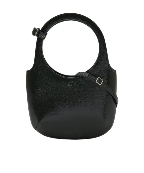 COURREGES Holy Naplack Zipped Tote Bag - Black