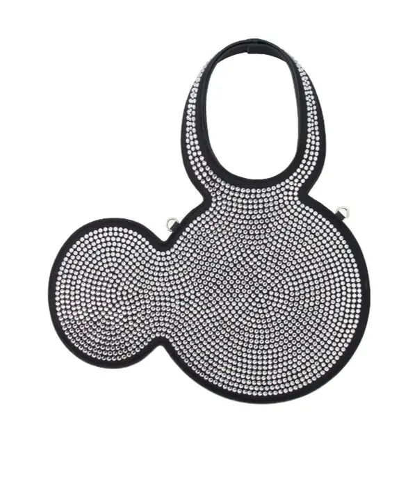 Coperni Mini Mickey Tote - Black And Silver
