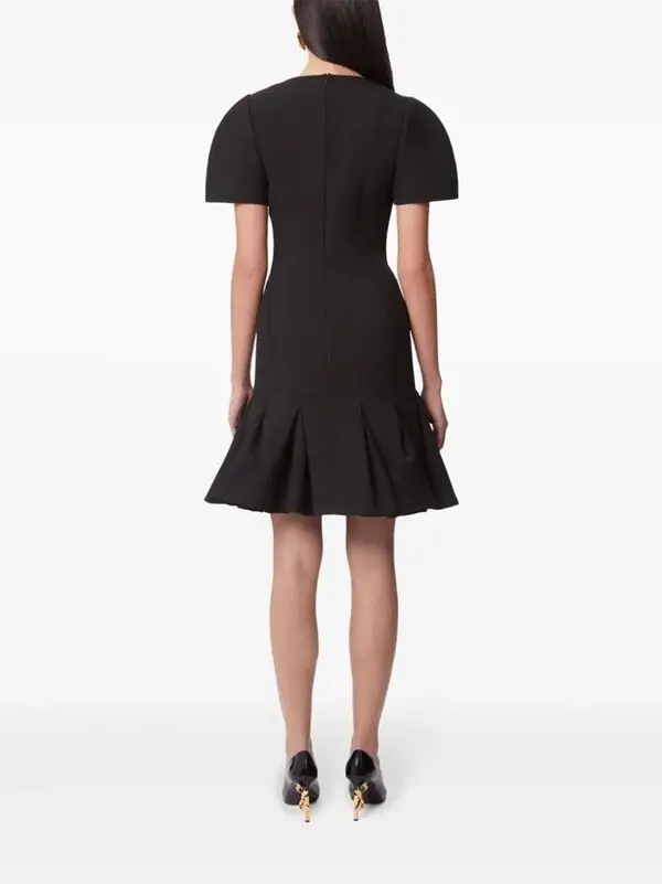 Nina Ricci Peplum Woolen Dress