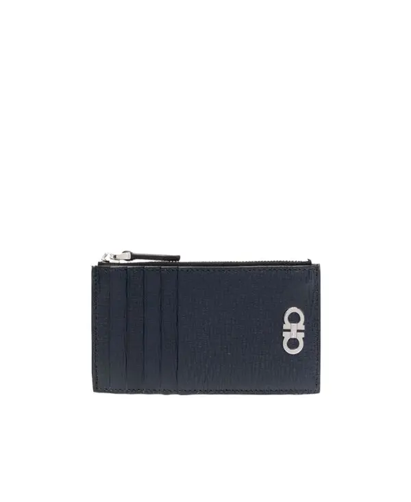 FERRAGAMO Logo Card Bag - Black