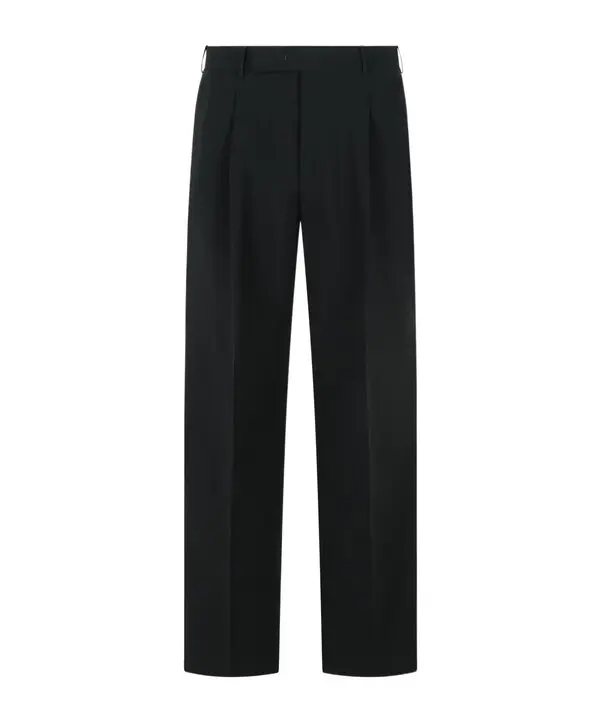 PT TORINO Quindici Pleated Trousers - Black