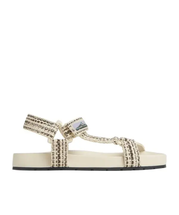 Bottega Veneta Trip Sandals - Sea Salt/mole Color