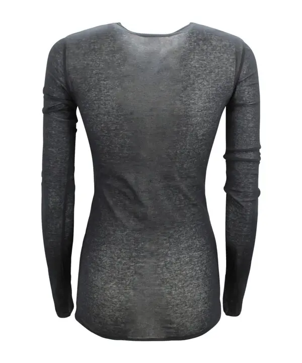 Soeur Long-sleeved T-shirt With Button-down Front