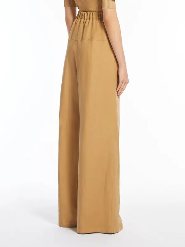 Max Mara Onore Wide-leg Pants - Caramel Color