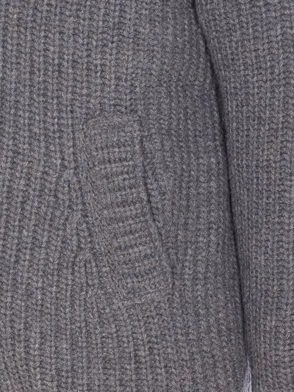 Herno Hooded Knitted Button-up Cardigan