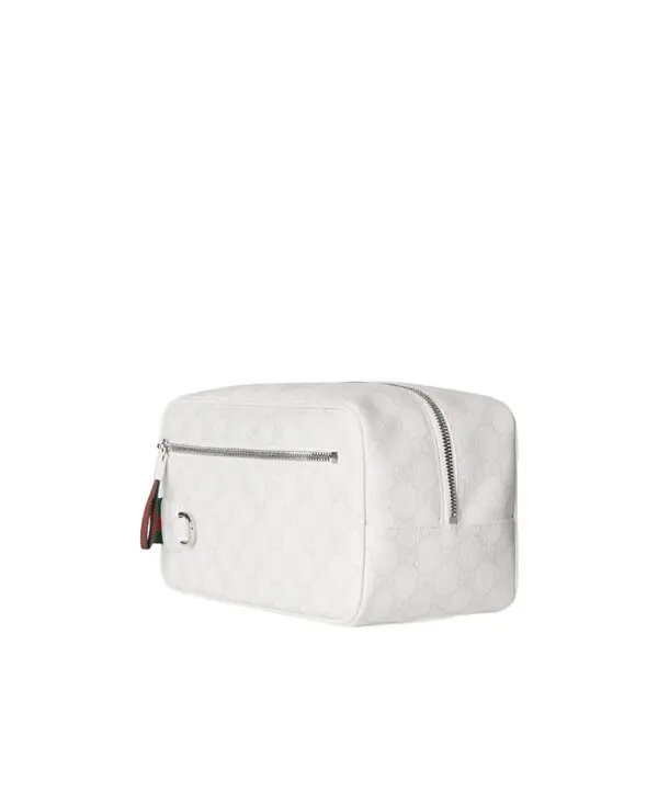 Gucci Medium Gg Toiletry Case - White