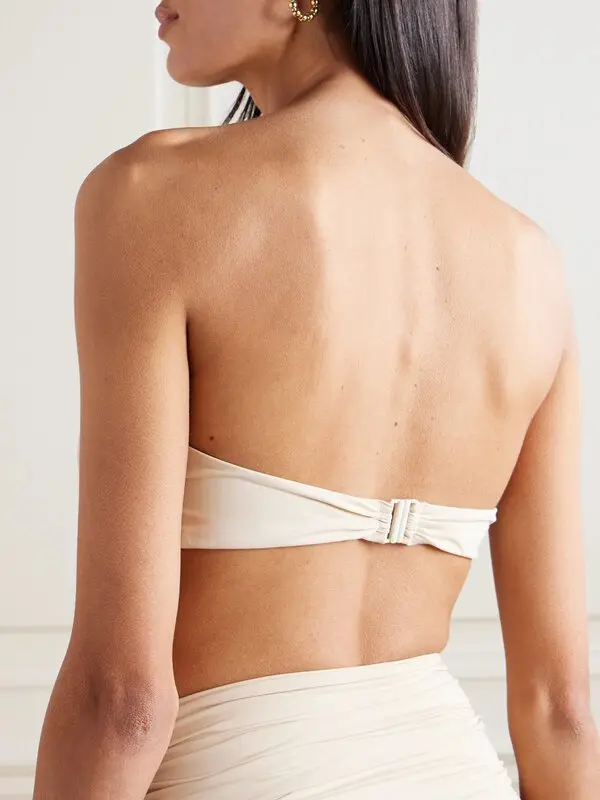 Magda Butrym Twisted Tube Bikini Top