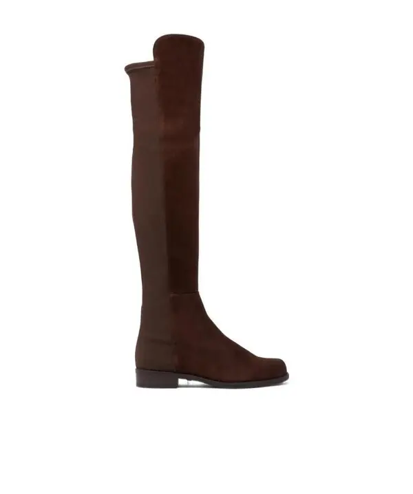 STUART WEITZMAN Knee-high Round Toe Boots - Brown