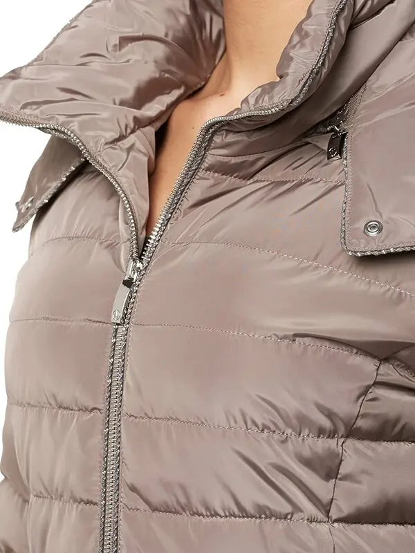 Emporio Armani Hooded Down Jacket - Nude