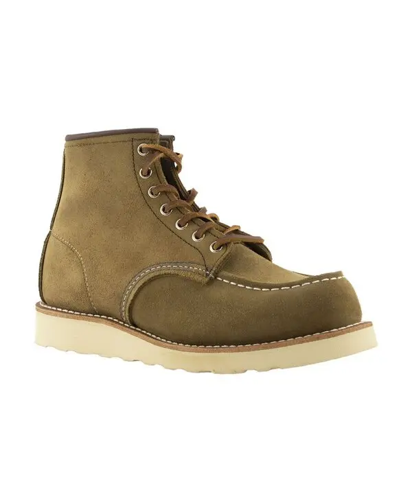 Red Wing Lace Up Ankle Boots - Green