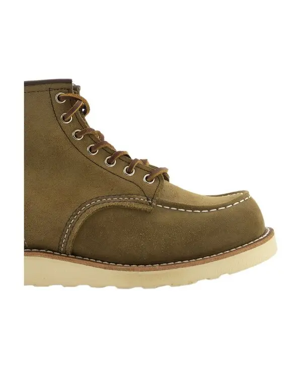 Red Wing Lace Up Ankle Boots - Green