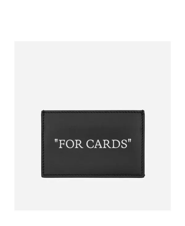 Off-White Quote Leather Cardholder