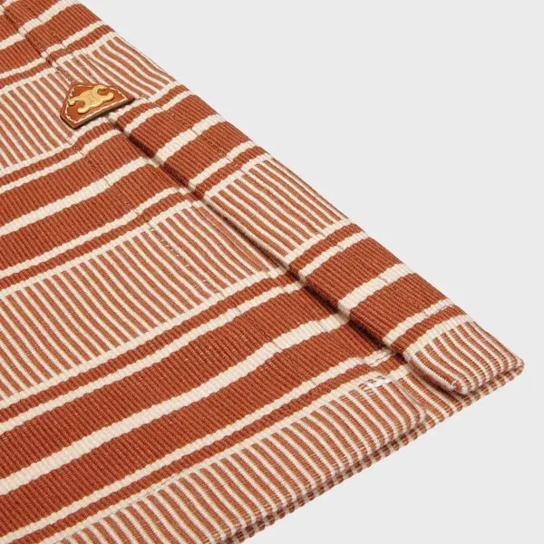 Celine Striped Tweed Robe