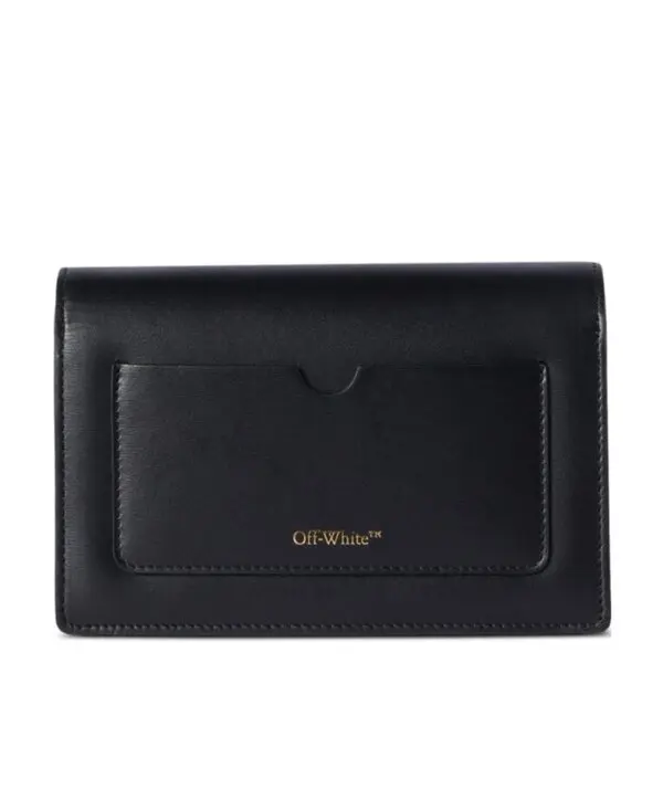 Off-White Arrows Motif Foldover Top Shoulder Bag