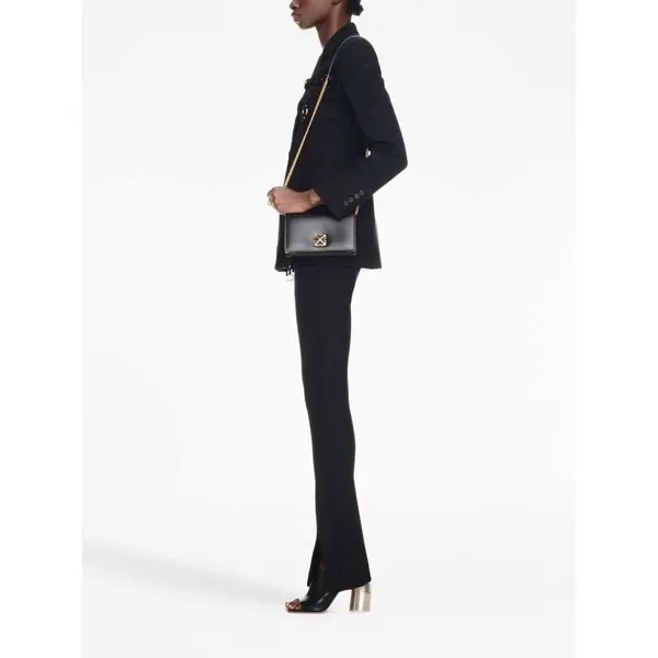 Off-White Arrows Motif Foldover Top Shoulder Bag