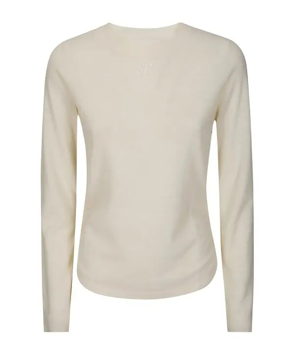 Baum Und Pferdgarten Caitlin Fine Knit Crew Neck Top - Nude