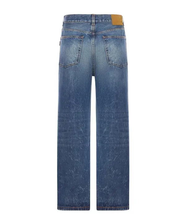 HAIKURE Five-pocket Whiskered Jeans