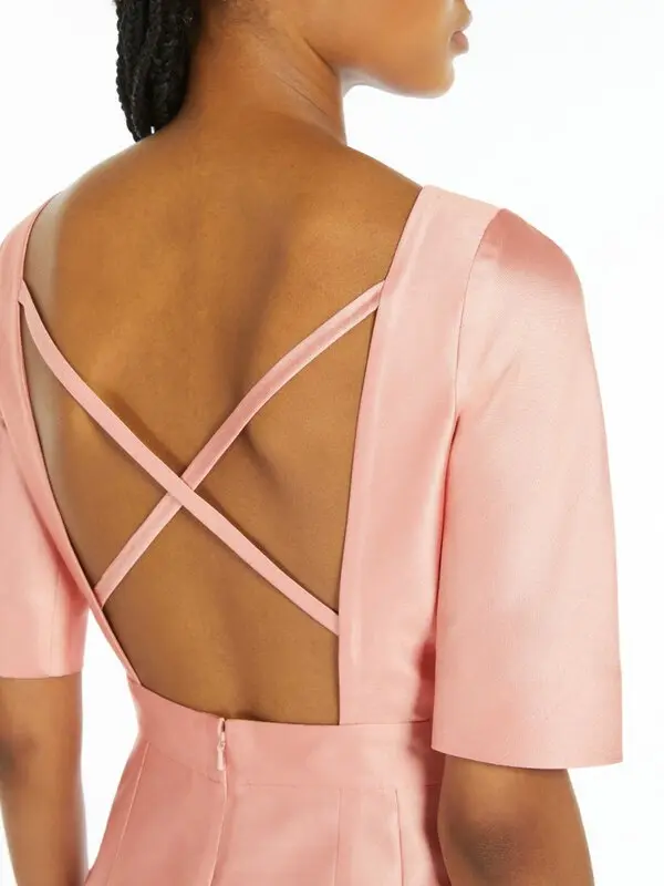 Max Mara Boat Neck Open-back Playsuit