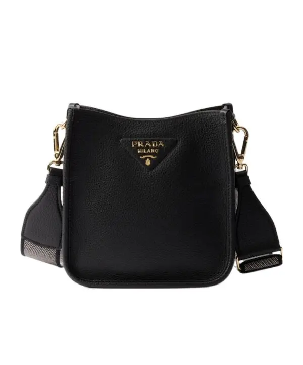 Prada Logo Plaque Crossbody Bag