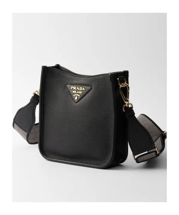 Prada Logo Plaque Crossbody Bag