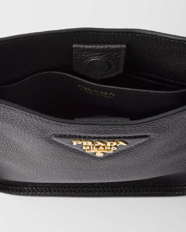 Prada Logo Plaque Crossbody Bag