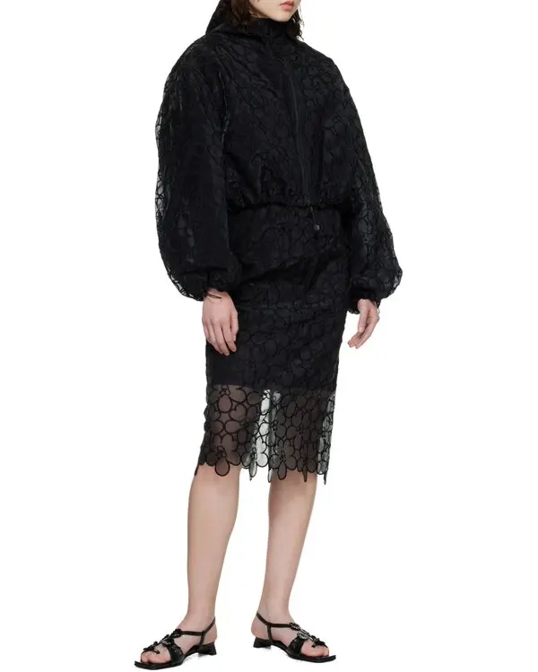 Cecilie Bahnsen Felicia Floral Cropped Coat
