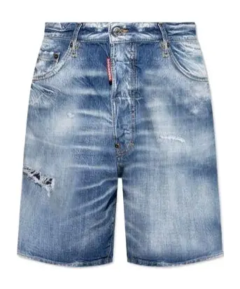 Dsquared2 Denim Shorts - White