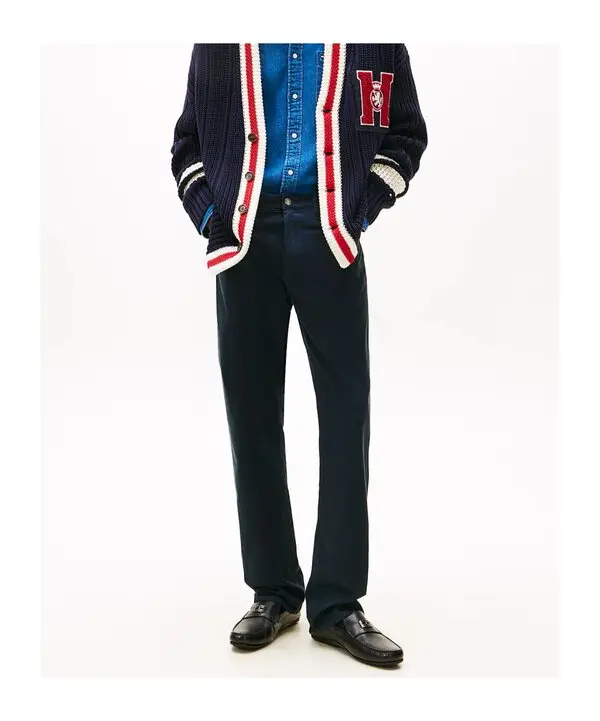Tommy Hilfiger Leather Driver With Signature Plaque